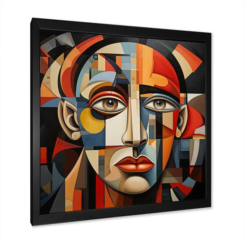 Designart "Pablo Picasso Cubism Portrait II" Woman Abstract Wall Decor ...