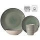 Dinewares Spin Wash Dinnerware Dish Set, Mugs, Salad and Dinner Plates ...