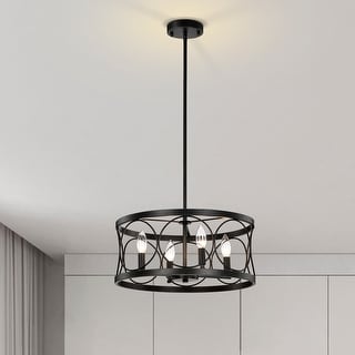 Saar 4-Light Lantern Style Chandelier for Dining/Living Room, Bedroom ...