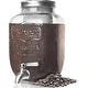 1 Gallon Cold Brew Coffee Maker with Thick Glass Carafe & Stainless ...