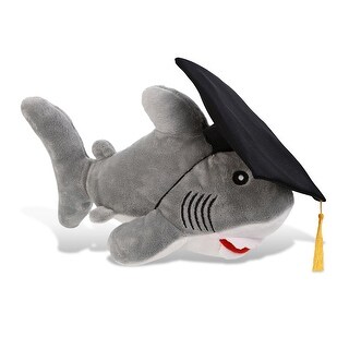 DolliBu Shark Graduation Plush Toy with Graduation Cap with Tassel - 14 ...