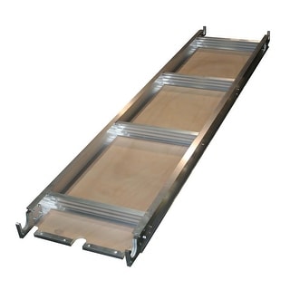 Offex 7 Foot Long by 19 Inch Heavy Duty Wood Wide Walk Board - Silver ...