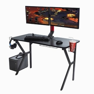 Gaming Desk with Metal legs - Bed Bath & Beyond - 38454290
