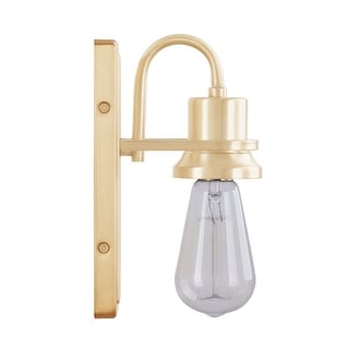 Aspen Creative 1 Light Indoor Wall Fixture, Warm Brass - Warm Brass ...