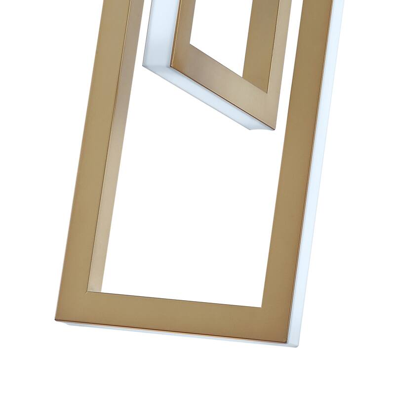 Modern 2-Light Geometric Linear Rectangle LED Pendant - On Sale - Bed ...