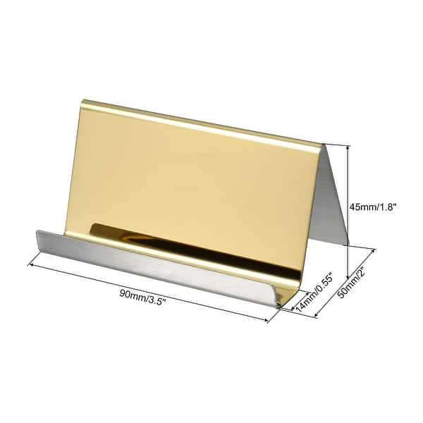 3.5x2x1.8 Inch Business Card Holder Desktop Name Cards Display Stand ...