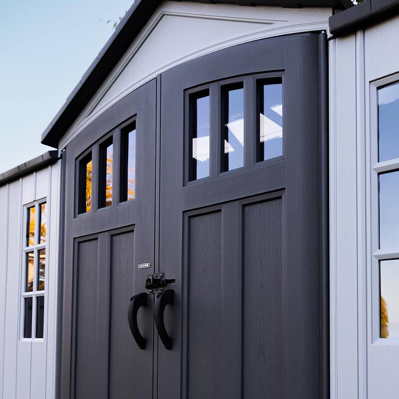 Lifetime 10 Ft. X 8 Ft. Dual Entry Outdoor Storage Shed (60467 ...