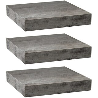3Pcs Square Floating Shelves - Bed Bath & Beyond - 40029014
