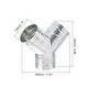 5 Inch 3 Way Duct Splitter Y Connector Air Vent Duct Hose Exhaust Pipe ...