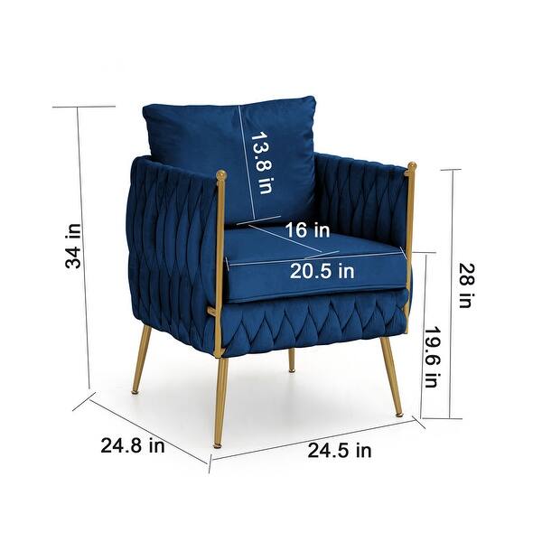 Handmade Bucket Woven Fluffy Tufted Upholstered Sofa Set Living Room ...