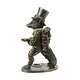 Bronze Finish Steampunk Stagecoach Gentleman Fox Bandit Statue - 6 X 3. ...