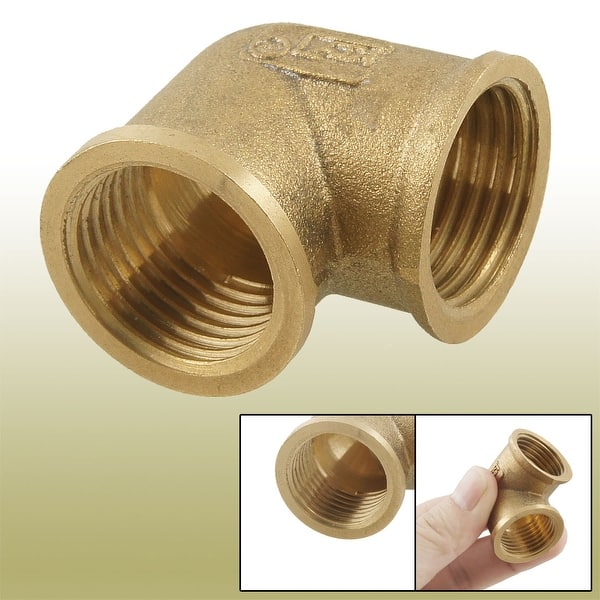 G 1/2 Female Threaded 90 Degree Elbow Fitting Union Adapter Tone ...
