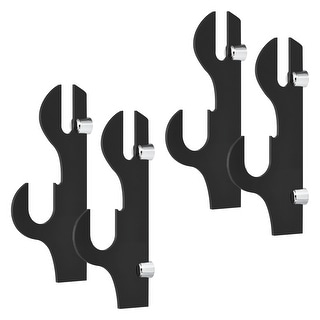 2 Pair Sword Holder Wall Mount, Acrylic Sword Display Stand, Black ...
