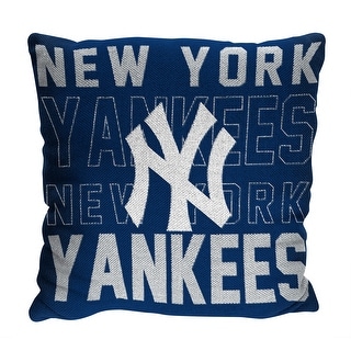 MLB 130 Yankees Stacked Pillow - Blue - Bed Bath & Beyond - 38236691