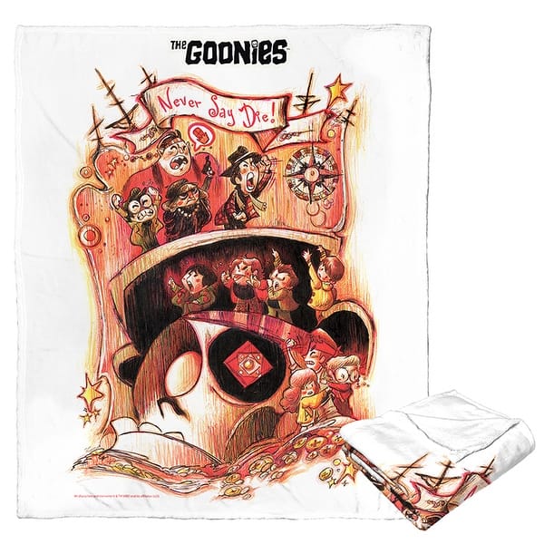 Warner Brothers WB100 Goonies Illustration Silk Touch Throw Blanket ...