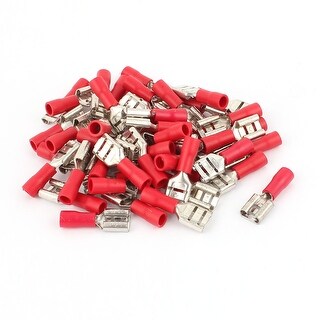 50Pcs FDD2-250 AWG 22 to 16 Wire Crimp Connector Insulated Cord ...