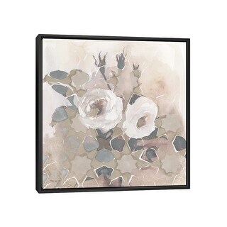 iCanvas "Transitional Blooms I" by Stellar Design Studio Framed Canvas ...