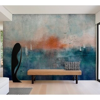 Peel & Stick Landscape Wall Mural - Sunny Relief - Bed Bath & Beyond ...