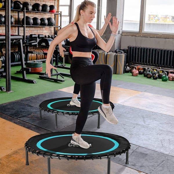 small exercise jumping trampoline