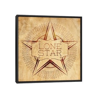 iCanvas "Lone Star" by SD Graphics Studio Framed - Bed Bath & Beyond ...