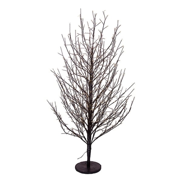 Kurt Adler 4-Foot Dark Brown Twig Tree with 1000 Warm white Cluster ...