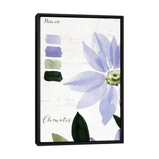 iCanvas "Clematis" by Stephanie Ryan Framed - Bed Bath & Beyond - 37116924
