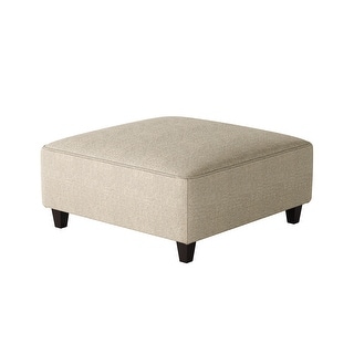Sugarshack Oatmeal 38" Square Cocktail Ottoman - Bed Bath & Beyond ...
