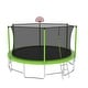 16FT Trampoline with Balance Bar & Basketball Hoop&Ball, ASTM Approved ...