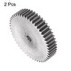 2pcs Spur Gear 6mm Inner Hole Gear 49T Mod 1 Carbon Steel Motor Gear ...