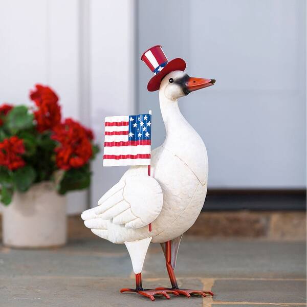 Patriotic Goose Metal Statuary - Bed Bath & Beyond - 38440444