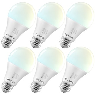 Luxrite A19 LED Light Bulb 100 Watt Equivalent CRI90 5CCT Dimmable ...