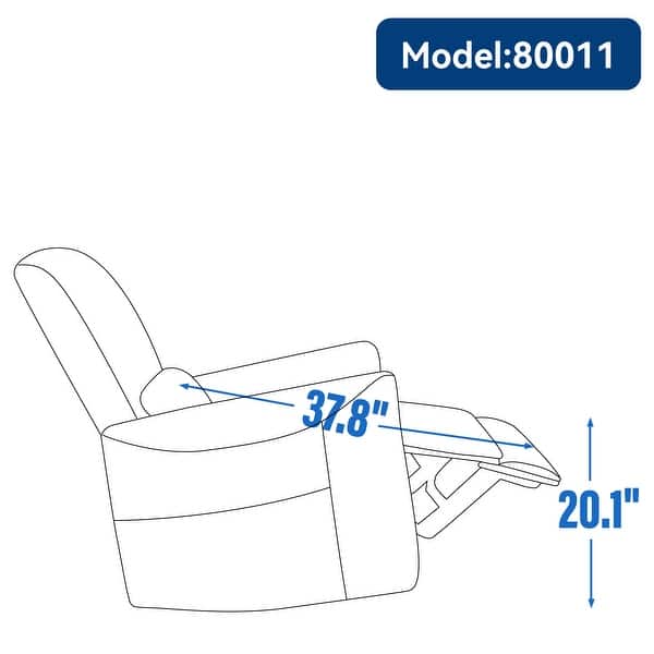 Swivel and Rocker Power Recliner Chair, Heavy Duty Motion Mechanism ...