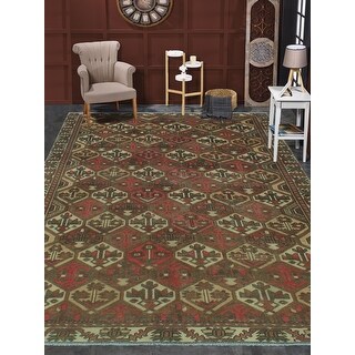 Noori Rug Semi-Antique Waite Brown/Ivory Rug - 6'3" x 8'6" - Bed Bath ...