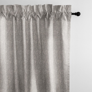 Morningside Linen Pole Top Drapery Panel - Pair 50"x84" - Bed Bath ...