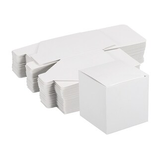 Paper Cardboard Boxes Gift Paper Box White 2.8x2.8x2.8 Inch for Gift ...