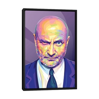 Large Wall Art, Framed Art, Musician Phil Collins, by Dayat Banggai ...