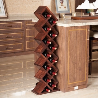 12 Bottles Freestanding Wine Storage Rack - Bed Bath & Beyond - 40552679