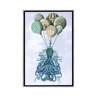 iCanvas "Octopus Cage and Balloons" by Fab Funky Framed - Bed Bath ...
