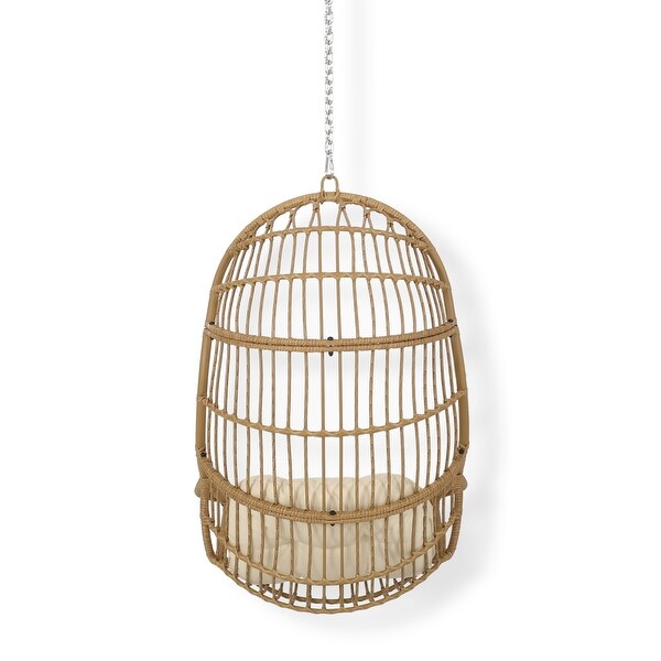Richards Outdoor Indoor Wicker Hanging Chair No Stand by Christopher Knight Home On Sale Bed Bath Beyond 32007060
