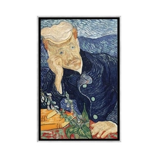 iCanvas "Portrait of Dr Paul Gachet, 1890" by Vincent van Gogh Framed ...