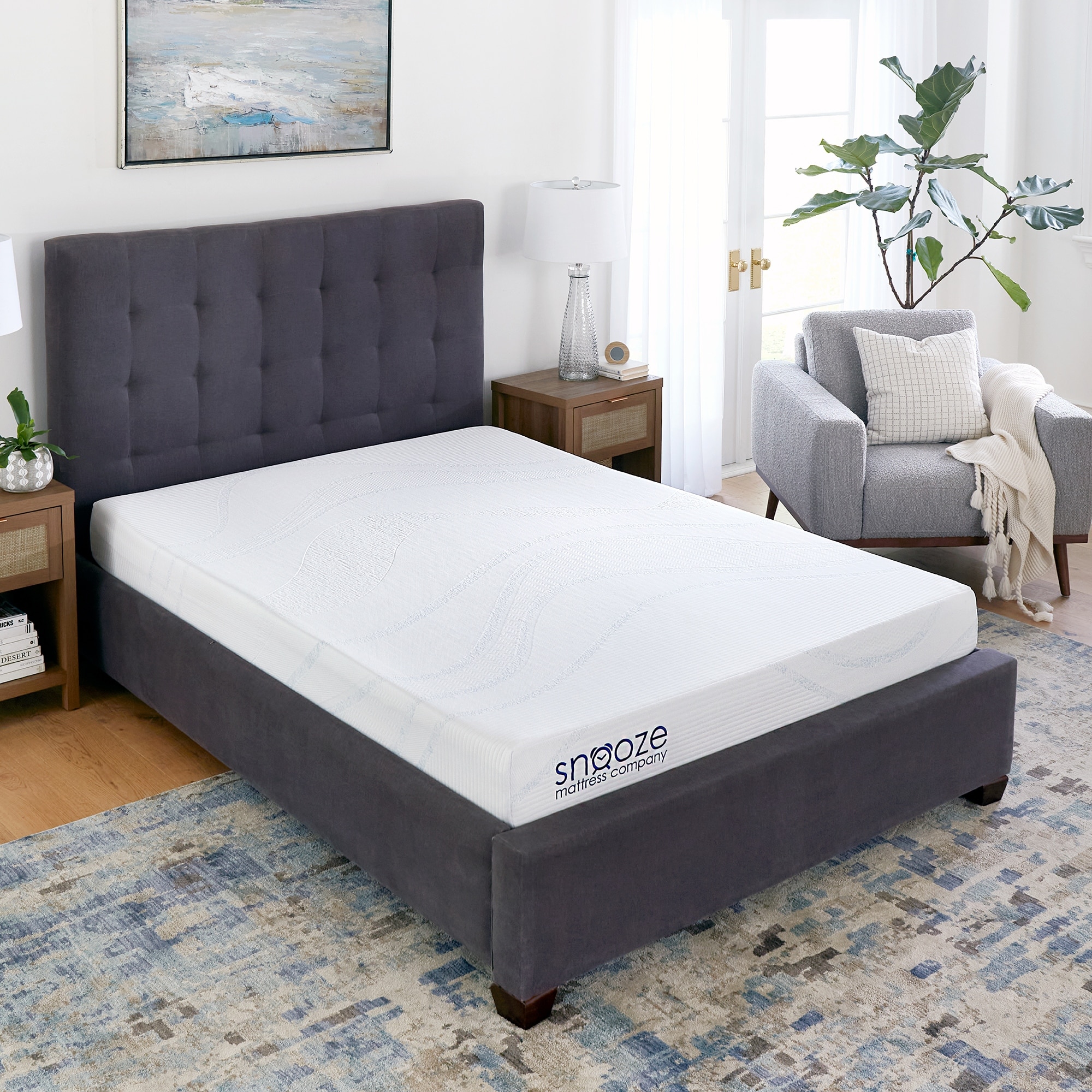 Snooze 8 Inch Triple Layer Support Memory Foam Mattress