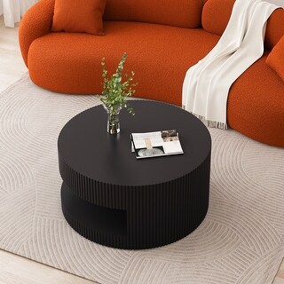 Vertical Stripe Design Coffee Table - Bed Bath & Beyond - 41611511