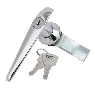110mmx33mmx52mm Metal Electric Cabinet Plane Cam Lock Silver Tone w 2 ...