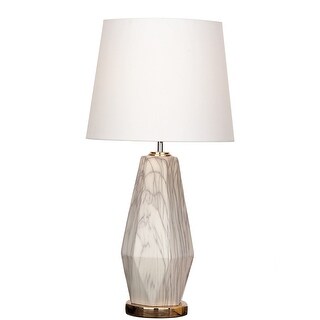 Urban Designs Off-White Glazed Ceramic Diamond-Shape Accent Table - Bed ...