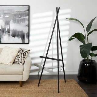 Black Metal Tall Adjustable 2 Tier Display Easel - Bed Bath & Beyond ...