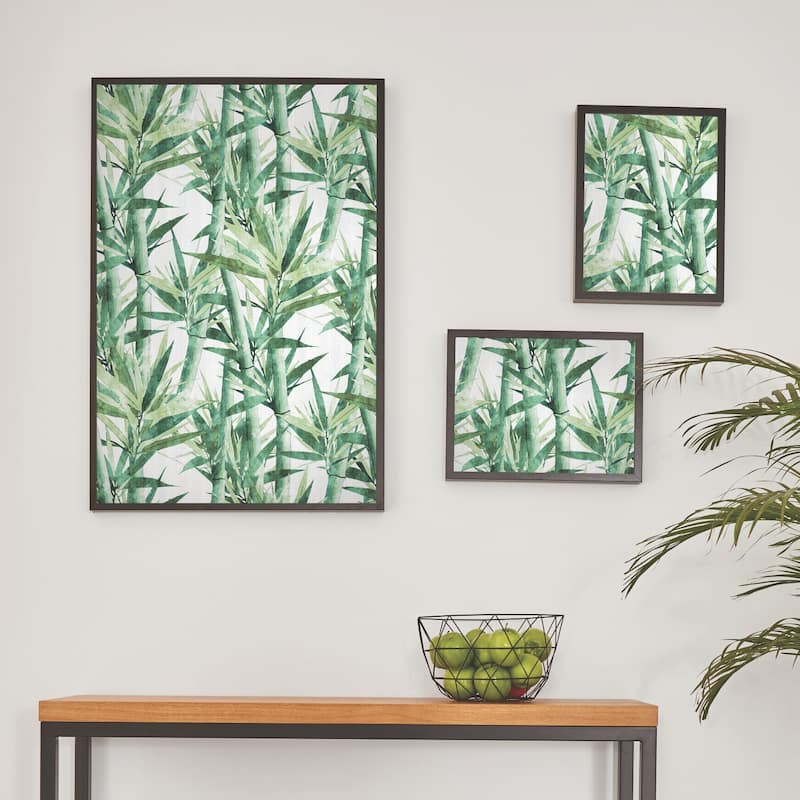 RoomMates Green & White Lucky Bamboo Peel and Stick Wallpaper ...
