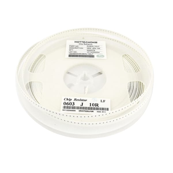 5000 Pcs Communication 10 Ohm Thick Film 0603 SMD SMT Resistor Kit Reel ...