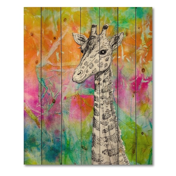 abstract giraffe drawing