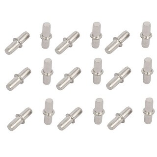 Cabinet Shelf Support Pins Studs Pegs Silver Tone 5mmx19mm 18pcs ...