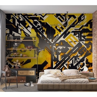 Abstract Wallpaper Wall Mural - Full Of Energy - Bed Bath & Beyond ...